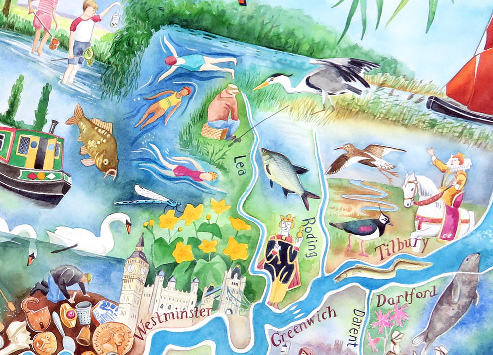 Old Father Thames - an award winning painting